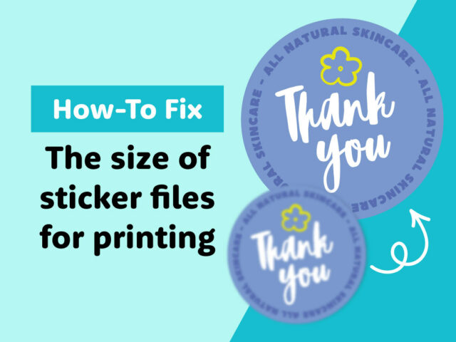 Avoiding Tiny, Hard-to-Read Text on Your Stickers – Bright Star Prints